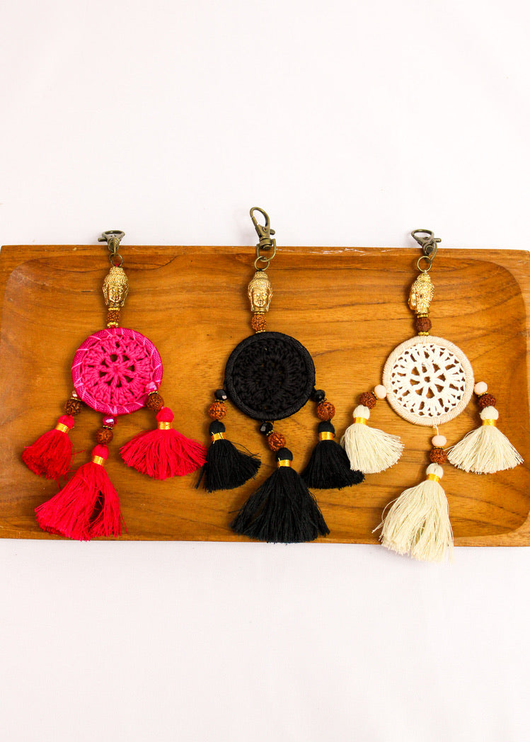 Buddha Dreamcatcher Keychain – Bali Queen