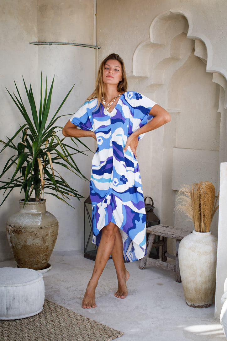 Kiki High Low Caftan – Bali Queen