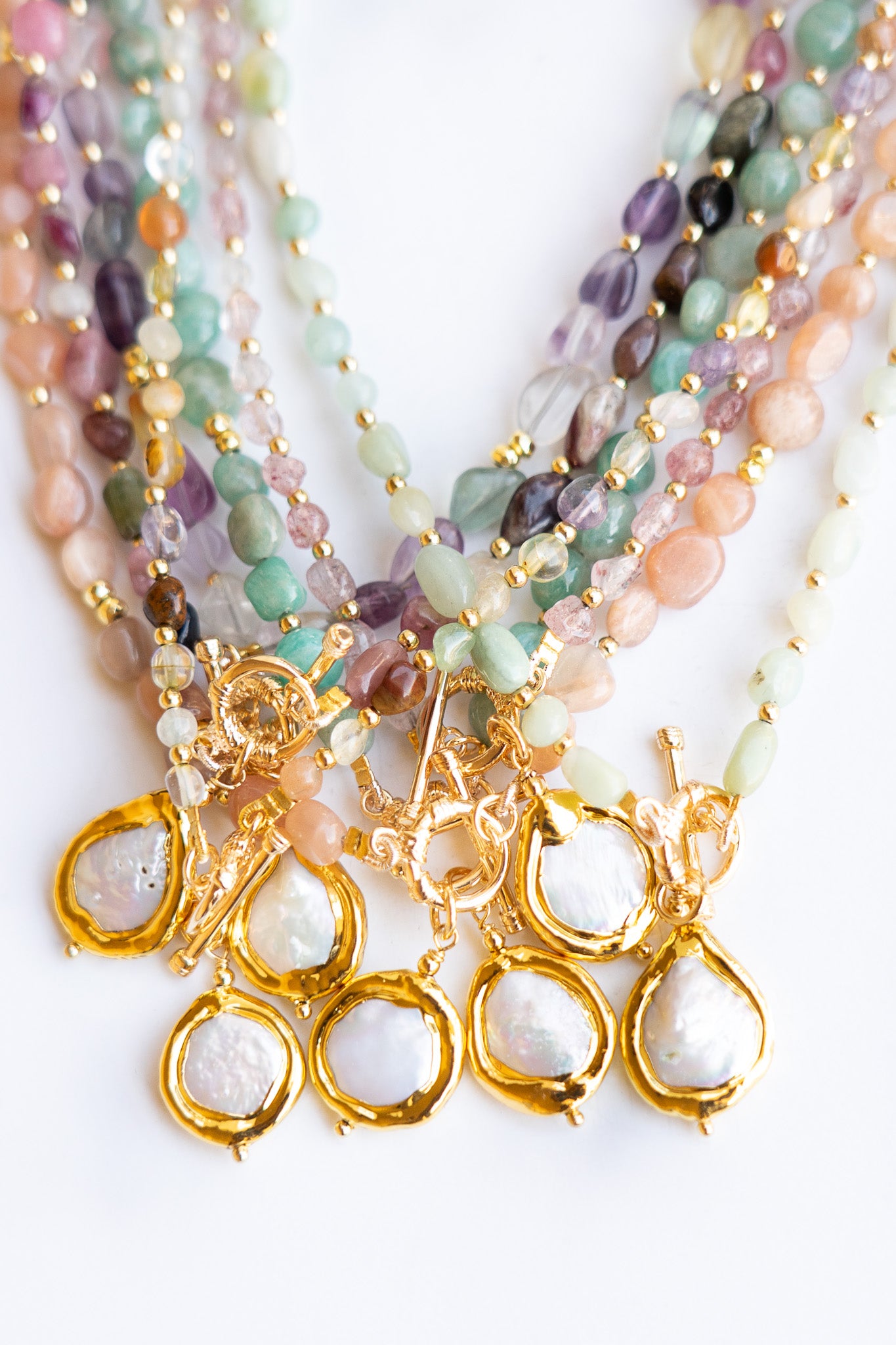 Beach Pebbles Pearl Lariat – Bali Queen