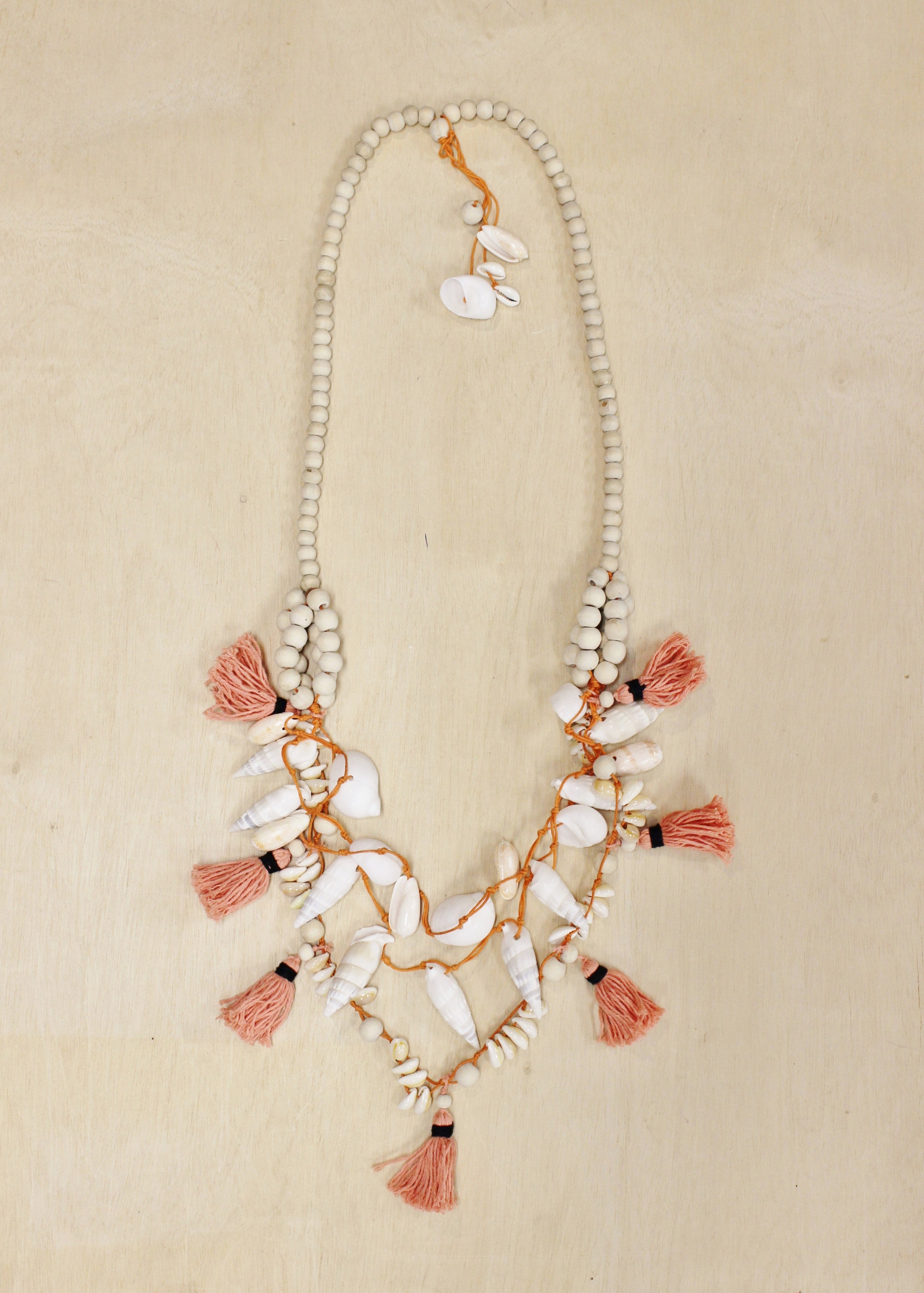 Cabana Shell Tassel Necklace – Bali Queen